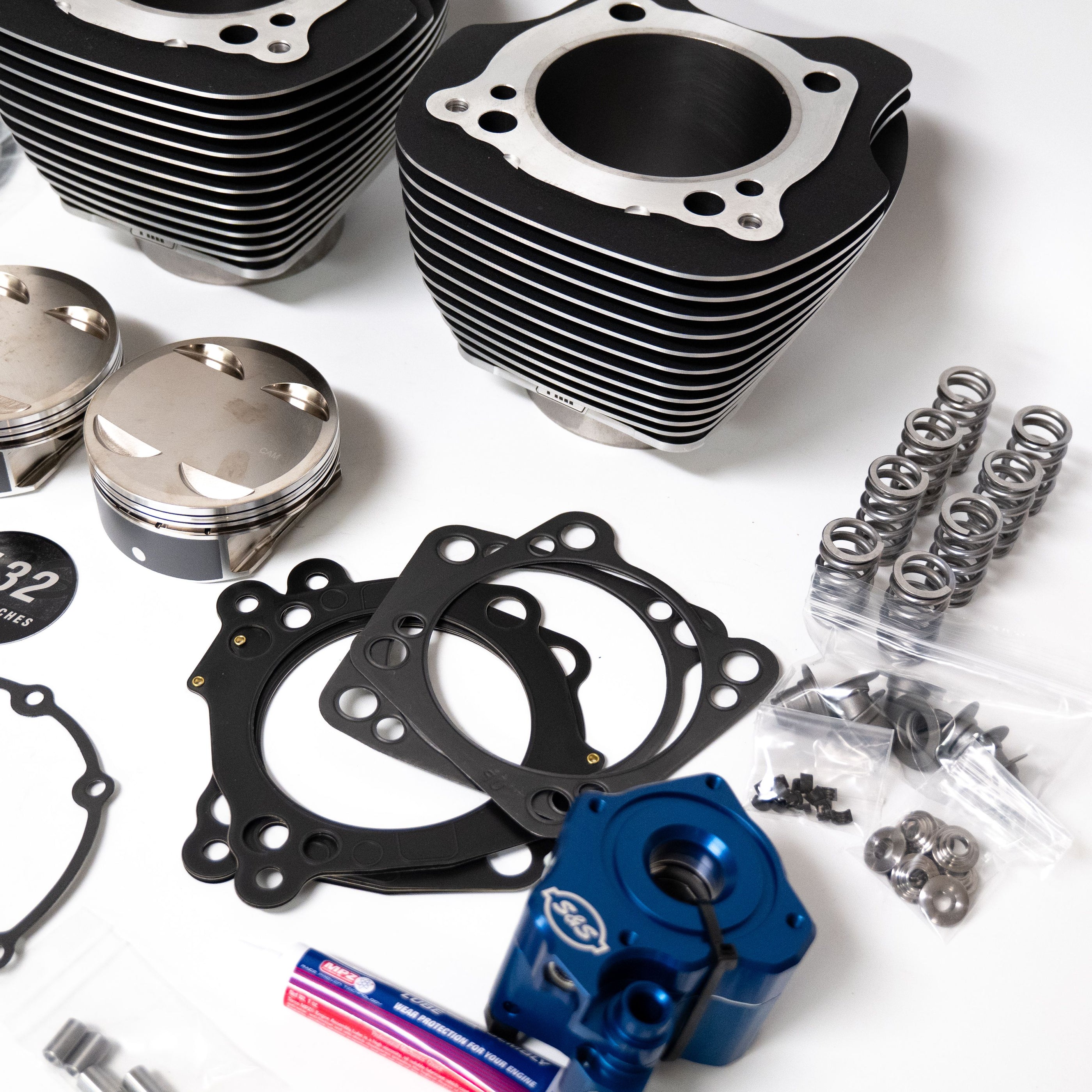 MHP S&S 132" M8 Power Pack - Stage II - Oil Cooled — Moonshine Harley ...