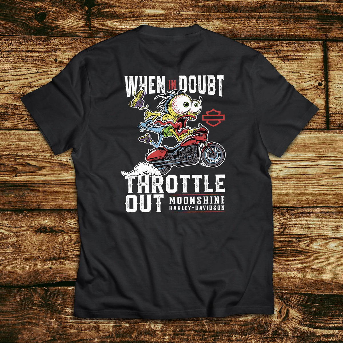 Throttle Out T-Shirt — Moonshine Harley-Davidson