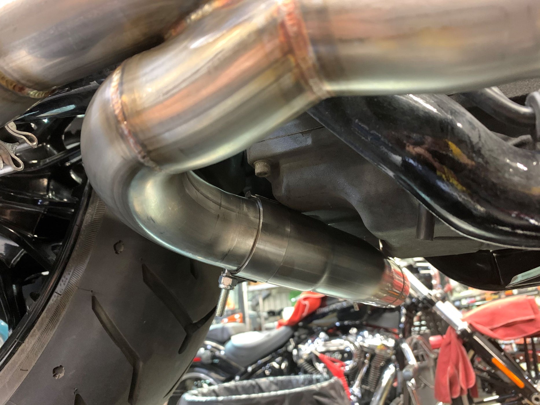 MHP Pro-Stock M8 Exhaust Header 1 7/8" Diameter Stainless Steel, MHP-9 ...